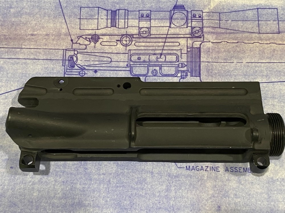 Original Colt 656 upper and original blueprint 1964 m16 sp1 retro ...