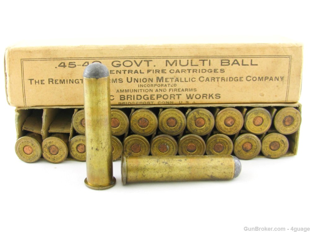 Rare Remington UMC .45-40 Government Multi-Ball Guard Load Cartridges ...
