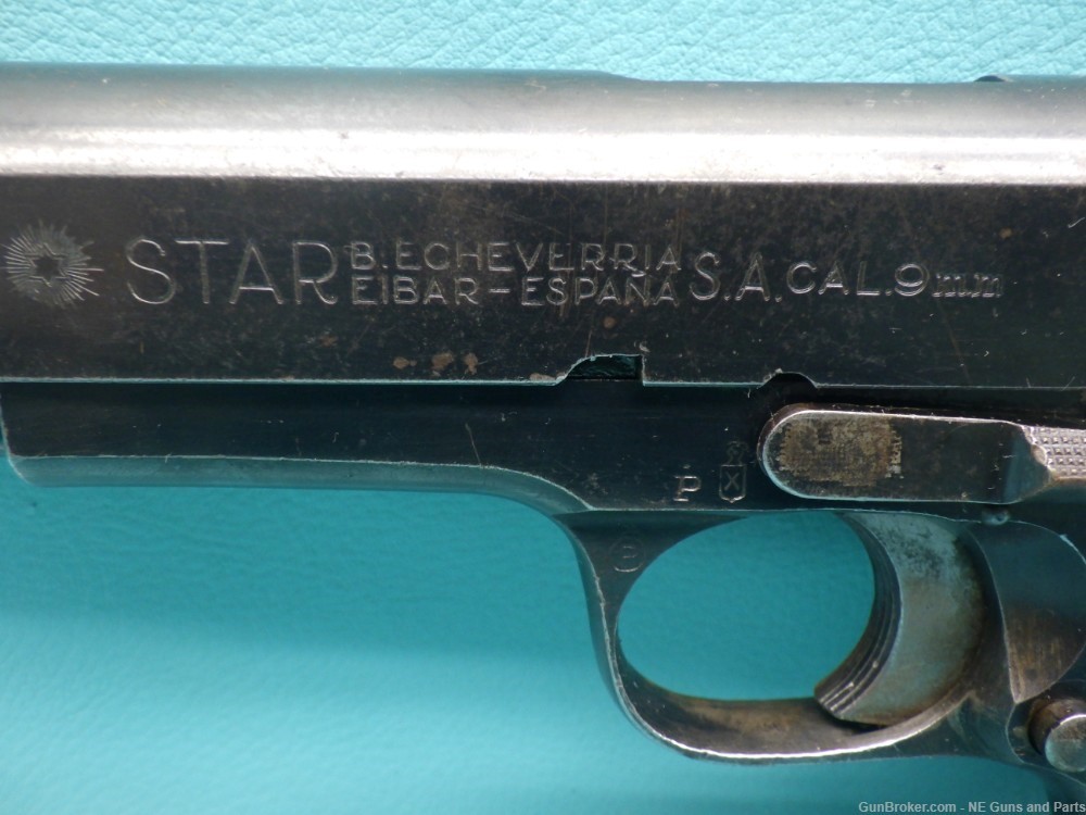 Star Model B 9mm 5"bbl Pistol - Semi Auto Pistols at GunBroker.com ...