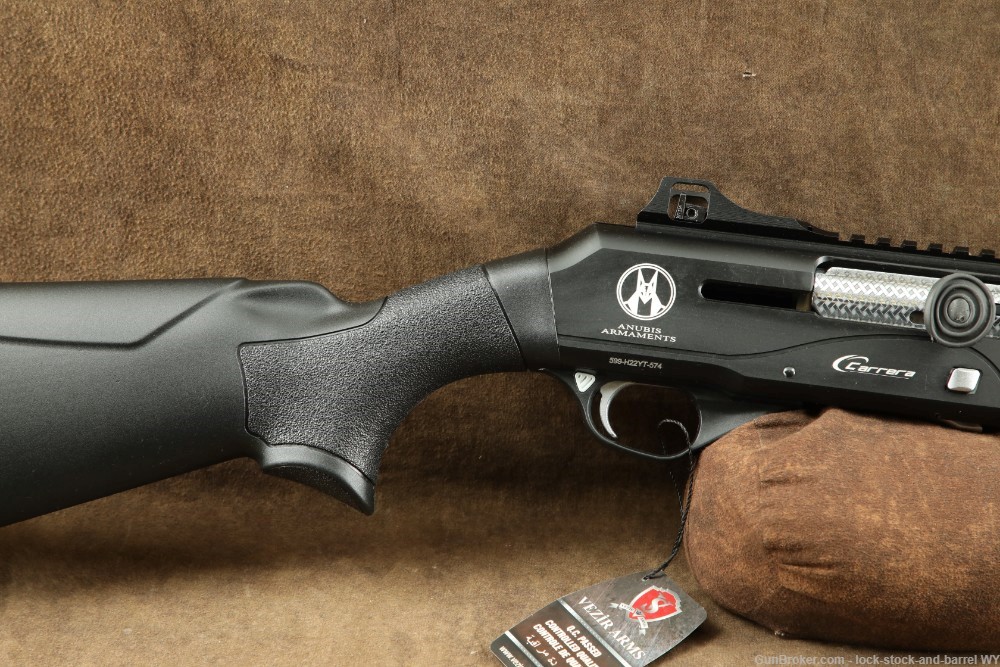 Anubis Armaments VEZiR Arms Carrera VSA-ST Black Tactical 12GA Shotgun ...