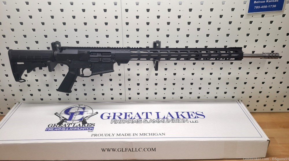 Great Lakes GL10243SSBLK AR-10 243Win 5+1 24", Black Stainless AR10 243 ...
