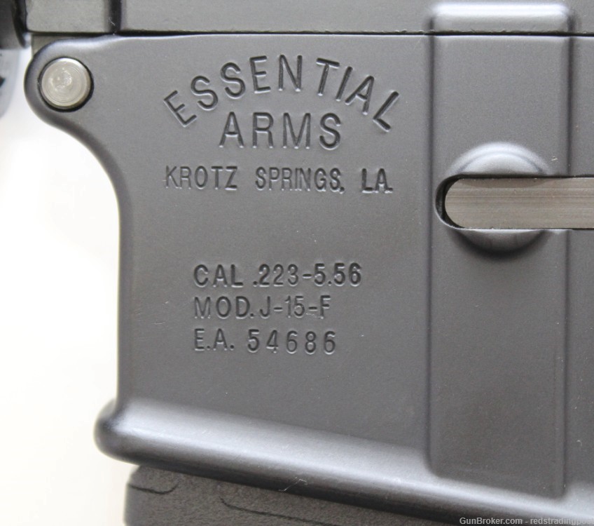 Essential Arms J-15-F 16" 1:9 Barrel 5.56 NATO AR-15 Semi Auto Black Rifle - Semi Auto Rifles at ...