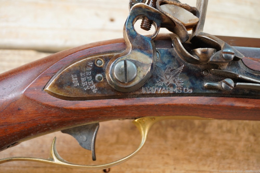 Harpers Ferry 1803 Flint Lock black powder rifle Navy Arms EXCELLENT ...