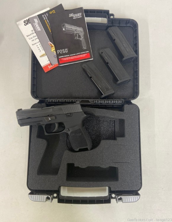Sig Sauer P250c P 250 Compact - Semi Auto Pistols at GunBroker.com ...