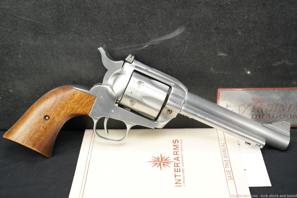 Interarms Virginian Dragoon .45 Colt Single Action Revolver w/ Box ...