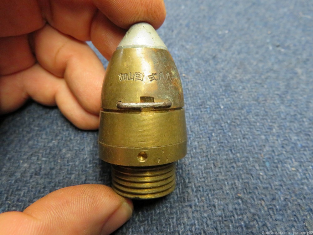 WWII JAPANESE NAVY TYPE 88 SHORT DELAY MORTAR FUZE-NICE MARKINGS - WW1 ...