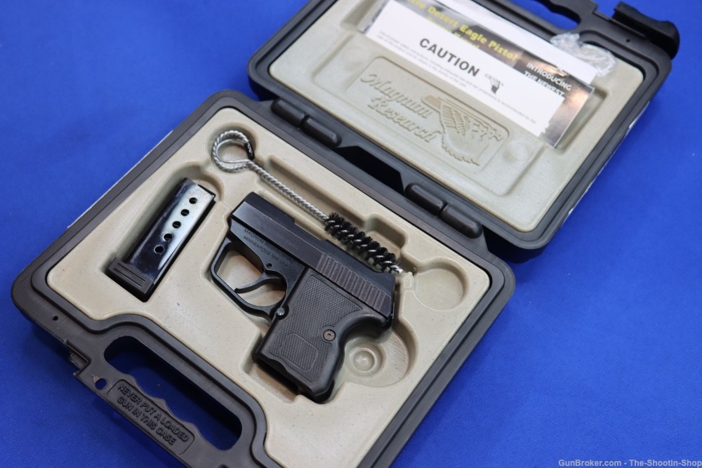 Magnum Research Micro Desert Eagle Pistol 380ACP BLUED SA w/ Box 6RD ...