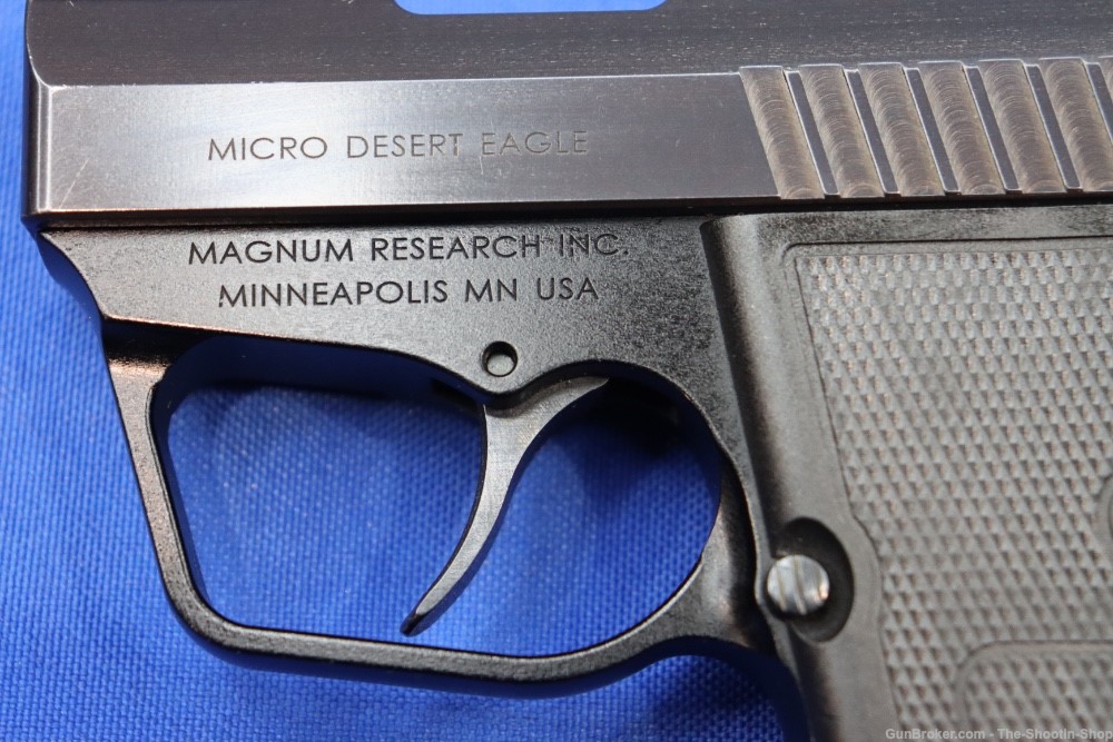 Magnum Research Micro Desert Eagle Pistol 380ACP BLUED SA w/ Box 6RD ...