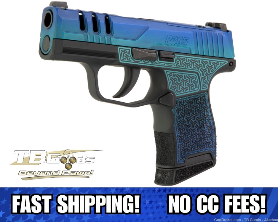 Sig Sauer P365 Optic Ready .380 10rd - Galactic June Bug Cerakote ...