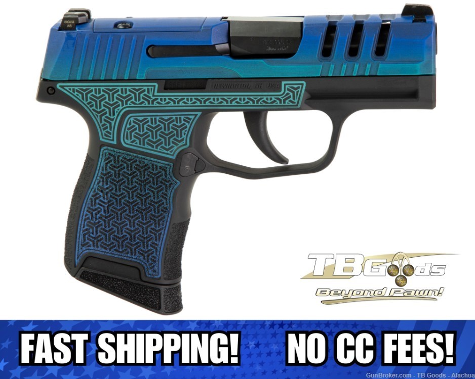 Sig Sauer P365 Optic Ready .380 10rd - Galactic June Bug Cerakote ...