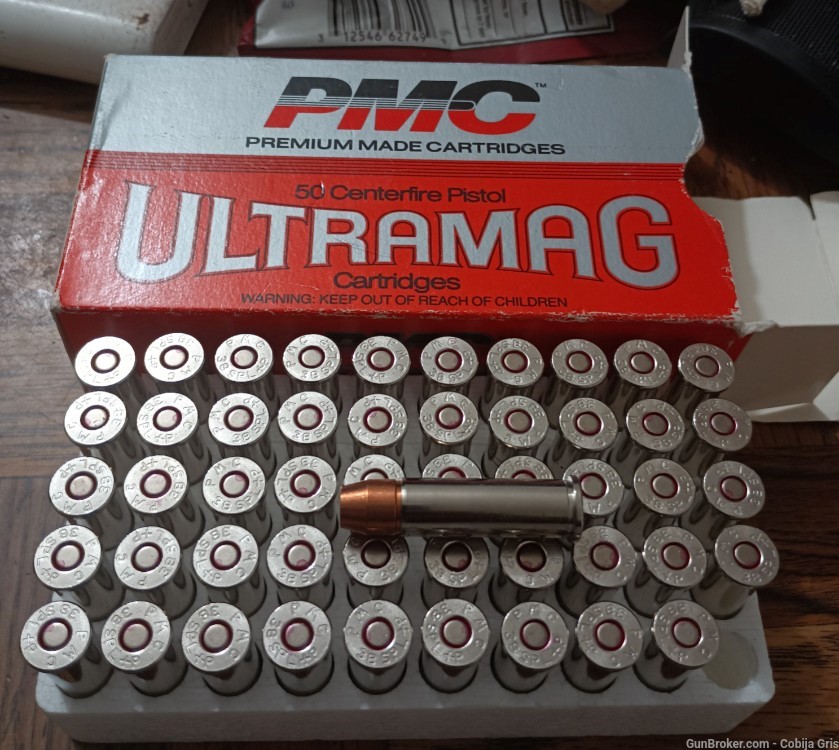 PMC Ultramag .38 Special +P 66gr THP solid copper tubular bullet ...
