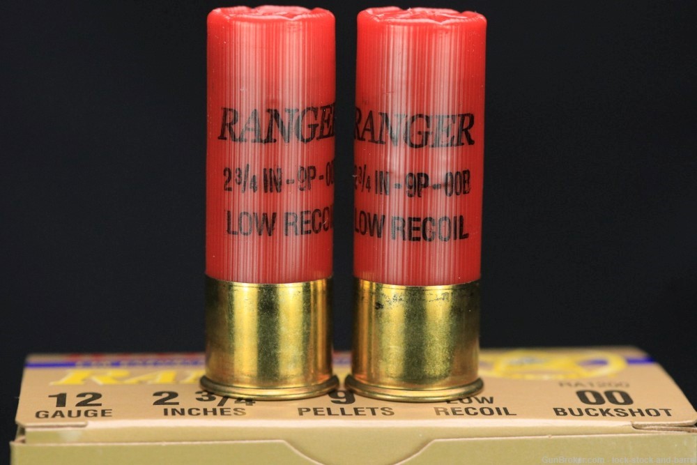 250x 12 Gauge Ammunition Win. Ranger Law Enforcement Low Recoil #00 ...