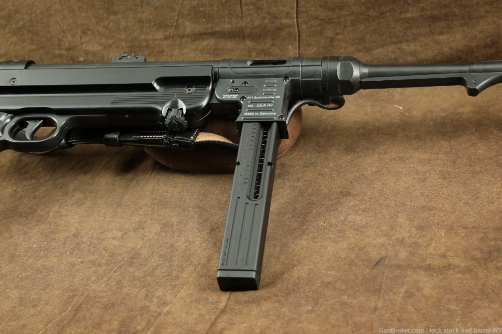 German GSG MP40 P 22LR Semi-Auto Rifle 16” w/ Barrel Shroud - Semi Auto ...