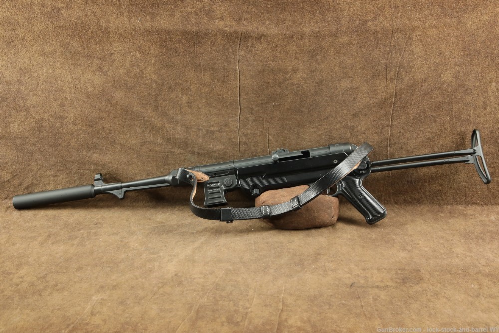 German GSG MP40 P 22LR Semi-Auto Rifle 16” w/ Barrel Shroud - Semi Auto ...