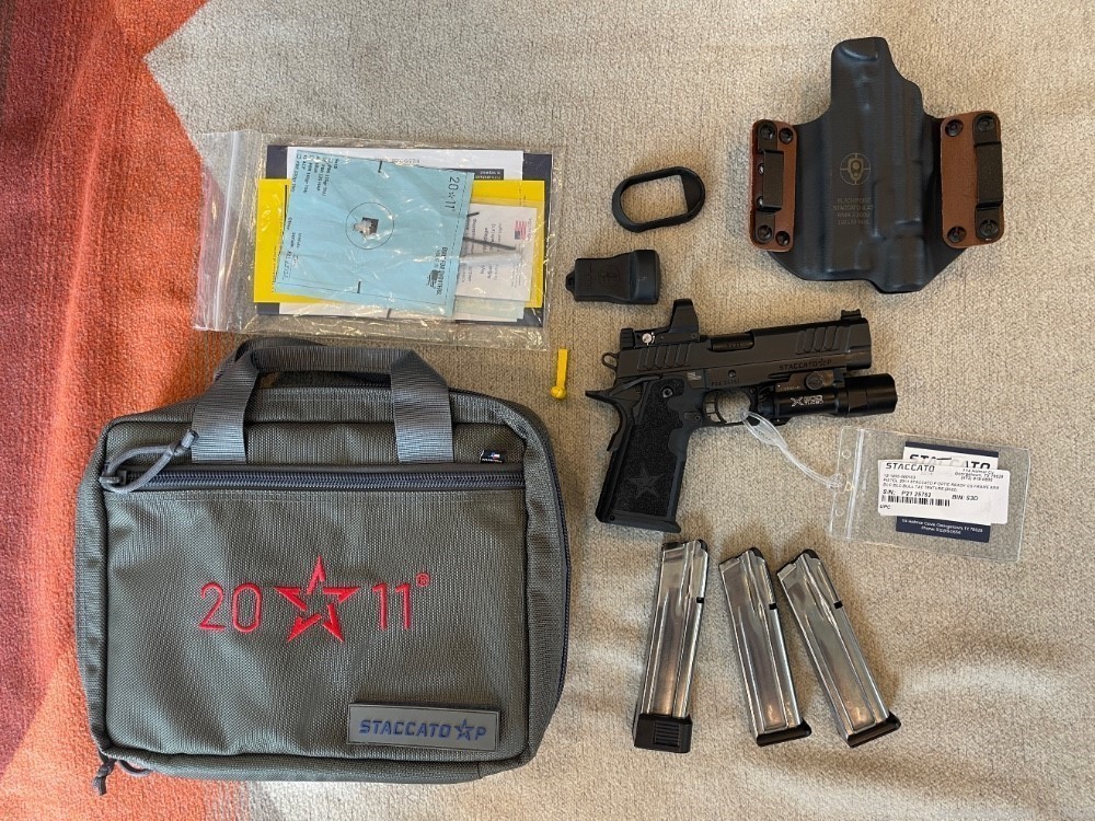 NEW Staccato P DUO w/ Deltapoint Pro, SF X300 Turbo & Accessories ...