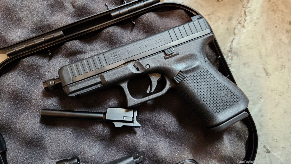 Glock 44 22LR Pistol Threaded Barrel (2 Mags) - Semi Auto Pistols at ...