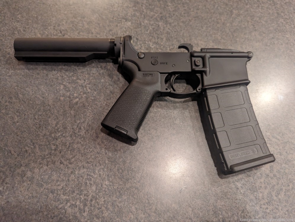 BCM Complete Lower Receiver - AR 15 - Magpul PMAG - .223 5.56 - Black ...