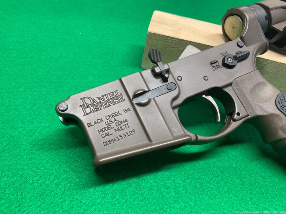 Daniel defense ddm4 factory milspec brown lower receiver dd furniture ...