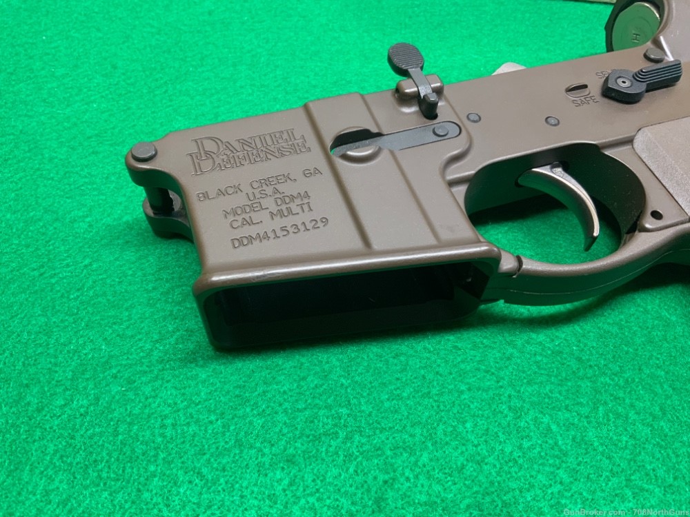 Daniel defense ddm4 factory milspec brown lower receiver dd furniture ...
