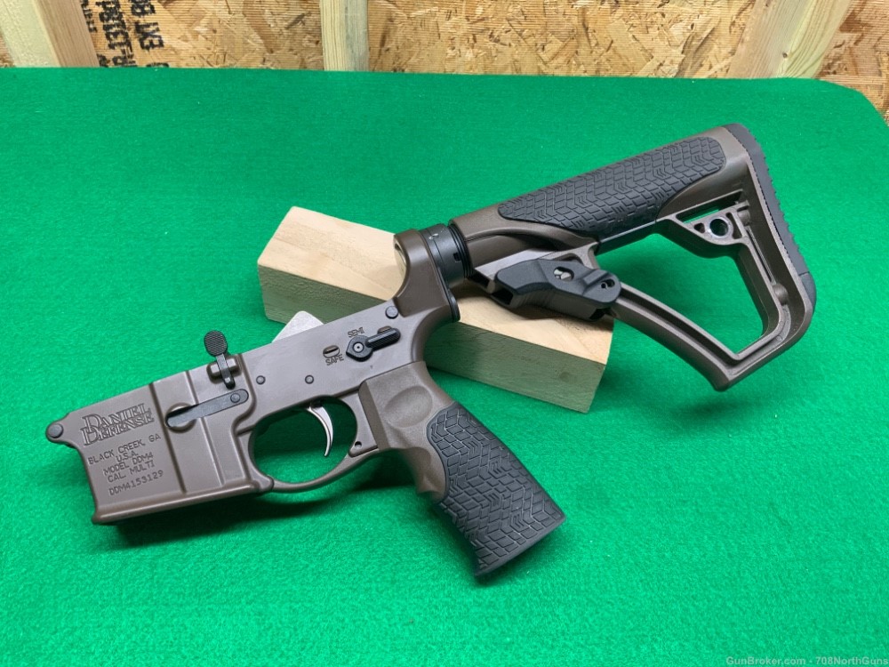 Daniel defense ddm4 factory milspec brown lower receiver dd furniture ...