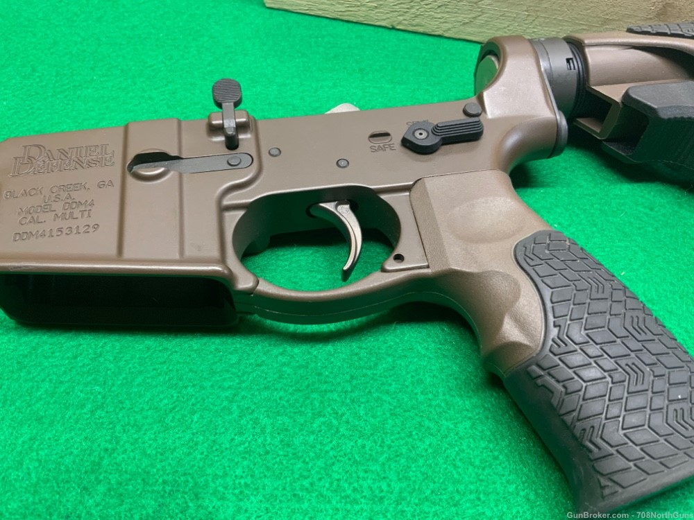 Daniel defense ddm4 factory milspec brown lower receiver dd furniture ...