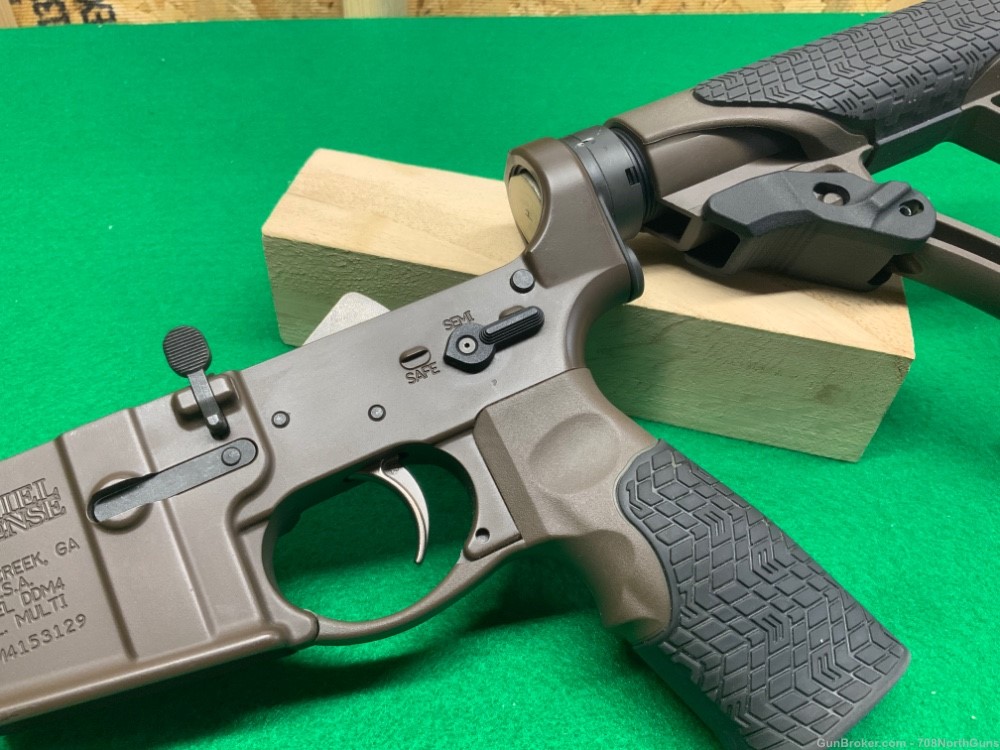 Daniel defense ddm4 factory milspec brown lower receiver dd furniture ...
