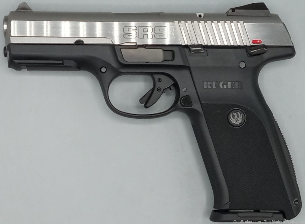 Ruger SR9 9mm 4.14" Full Size Semi Auto Pistol Manual Ambi Safety SR 9 ...