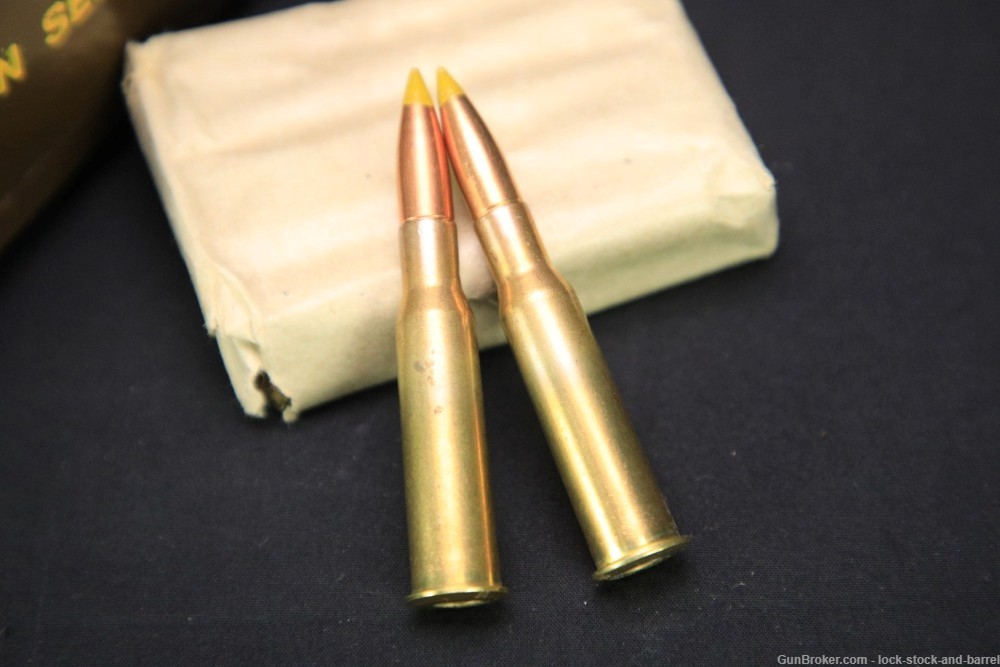 450x 7.62x54R Ammunition Bulgarian 1955 FMJ Yellow Tip Magnetic Bullets ...