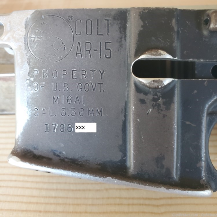 Colt M16A1 Original 1969 serial magwell reweld paperweight - Other AR15 ...