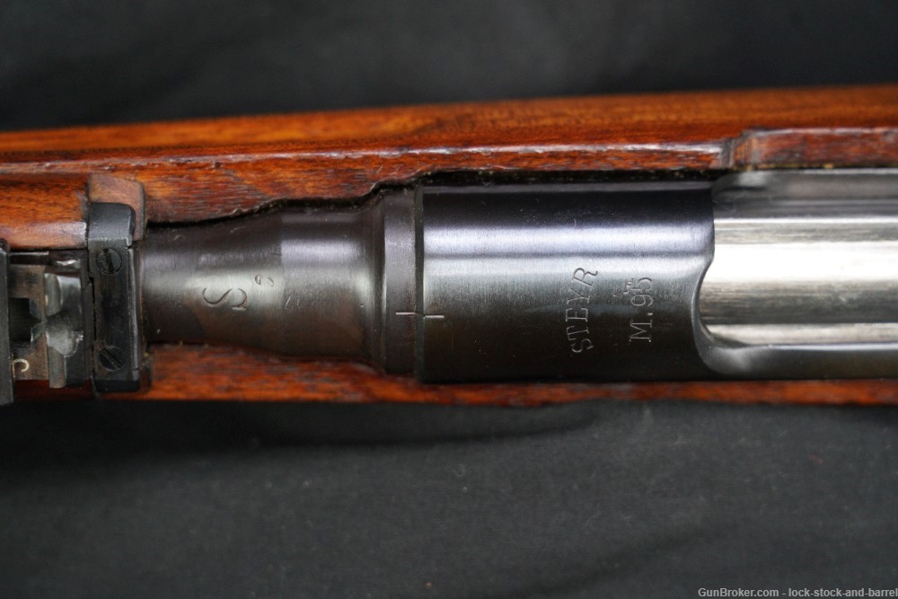 Steyr M95 1895 Short Rifle Mannlicher 95/30 8x56R Straight Pull Bolt C ...