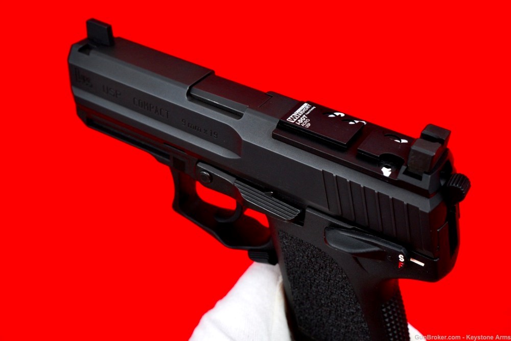 Awesome H&K USP Compact 9mm Wright Armory Sight System in Box $.01 NR ...