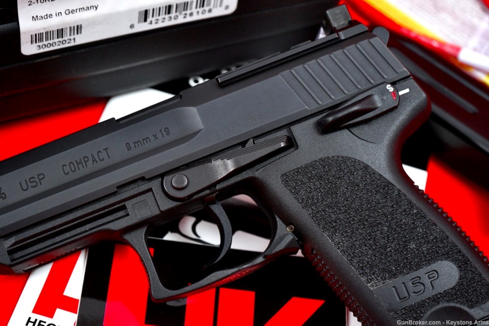 Awesome H&K USP Compact 9mm Wright Armory Sight System in Box $.01 NR - Semi Auto Pistols at ...