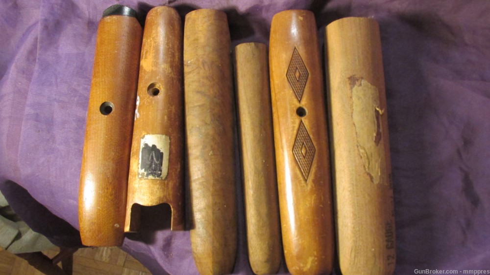 6 Single Shot Shotgun Forearms - Shotgun Stocks at GunBroker.com ...