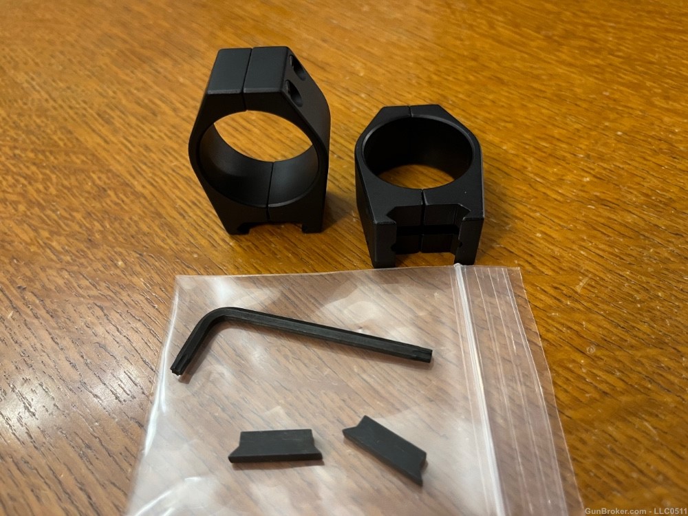 EGW 30mm Practical Aluminum Scope Rings .840" Evolution Gun Works 61000 ...