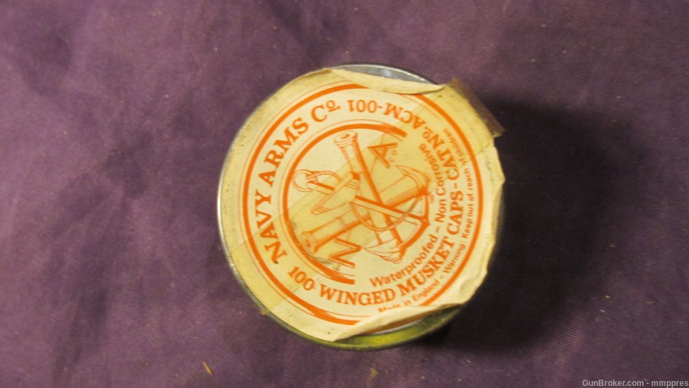 Navy Arms Musket Caps - Percussion Caps at GunBroker.com : 1034138425