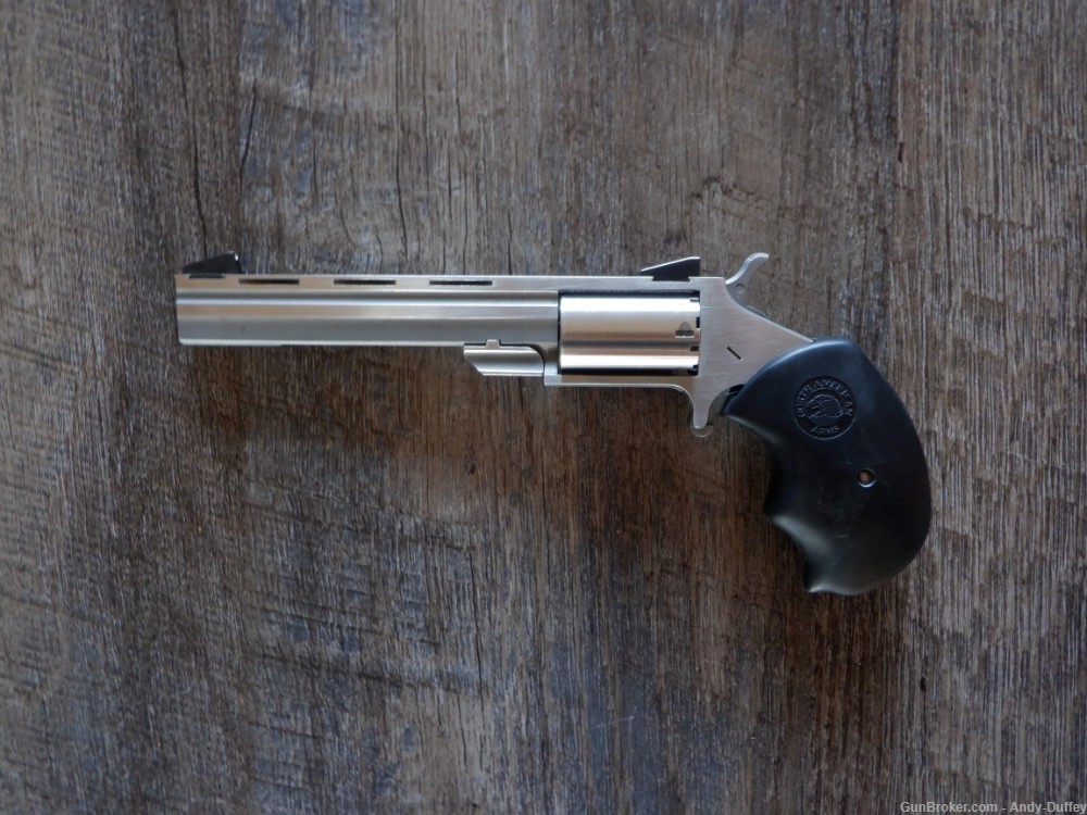 NAA Mini Master 4" Heavy Vent Rib Barrel Revolver 22 LR NAA-MM-L 22LR ...