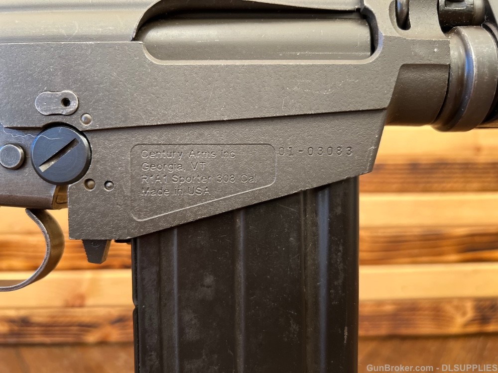 CENTURY ARMS R1A1 SPORTER (FAL CLONE) BLACK FINISH 20" BBL .308 WIN/7 ...