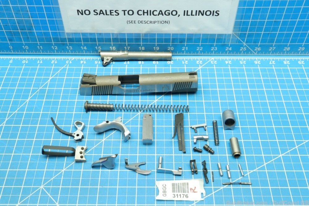 Springfield Armory 1911-A1 .45acp Repair Parts GB31176 - Other 1911 ...