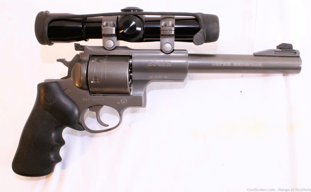 480 Ruger Super Redhawk With Leupold Scope - Revolvers at GunBroker.com ...