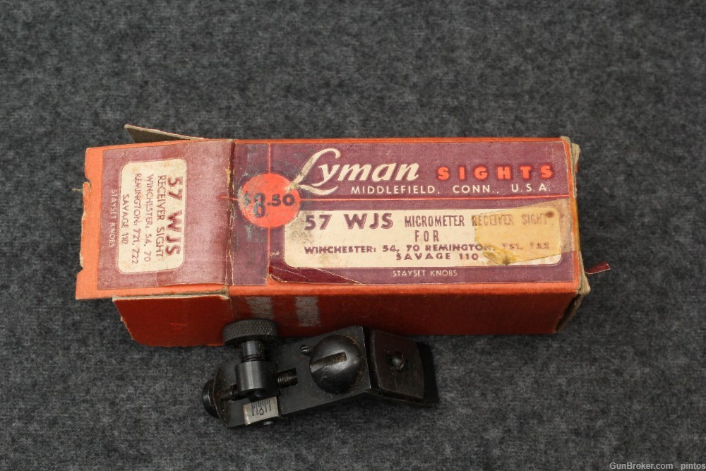 Lyman 57 WJS peep sight - Gun Sights at GunBroker.com : 1034434961