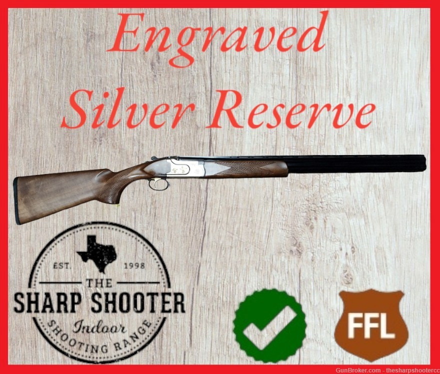 Mossberg International Engraved Silver Reserve OU 28GA Penny Auction ...