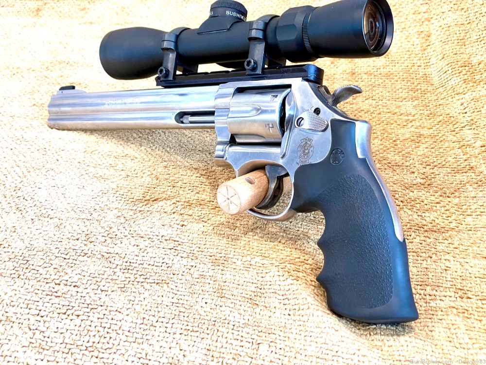 Rare S&W 647 in .17 HMR! One year only! Stainless 8-3/8” Bushnell scope ...