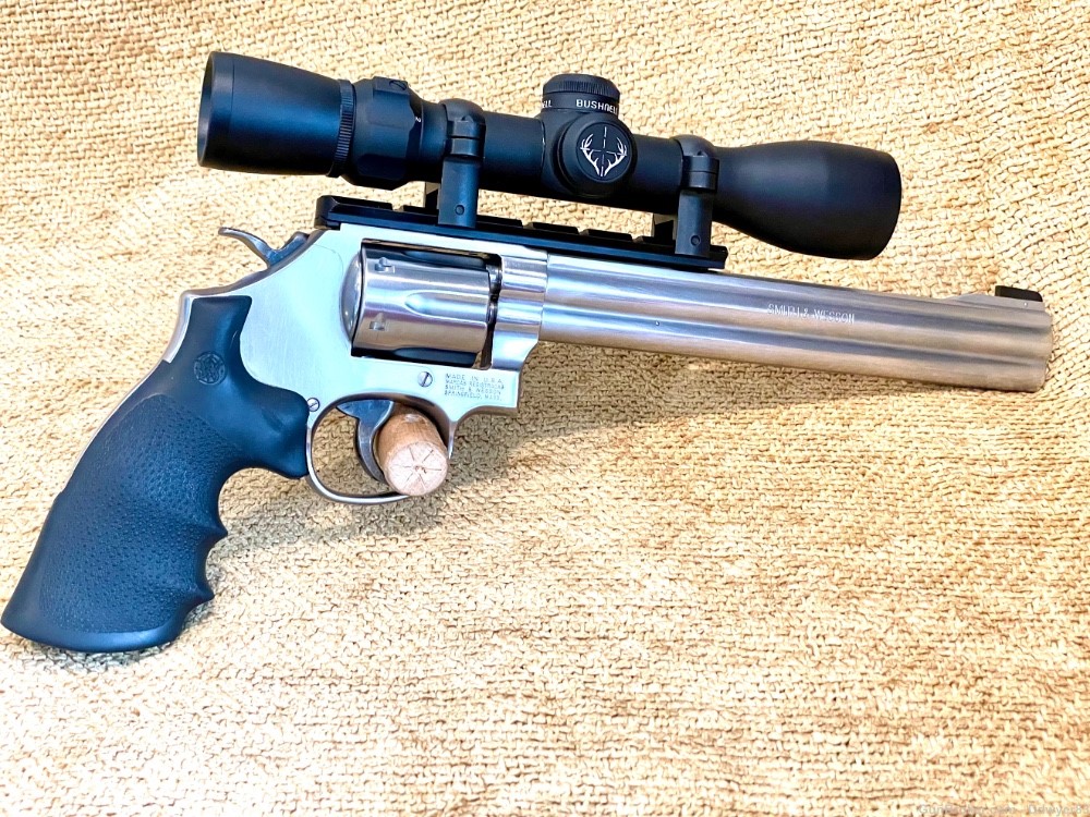 Rare S&W 647 in .17 HMR! One year only! Stainless 8-3/8” Bushnell scope ...
