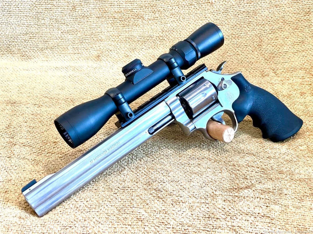 Rare S&W 647 in .17 HMR! One year only! Stainless 8-3/8” Bushnell scope ...
