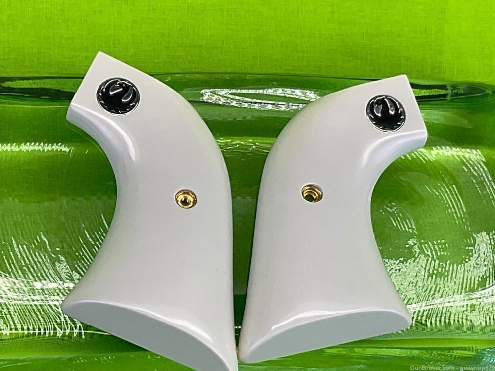 Ruger FAUX Bonded IVORY OEM Factory Grips Vaquero Blackhawk TALO ...