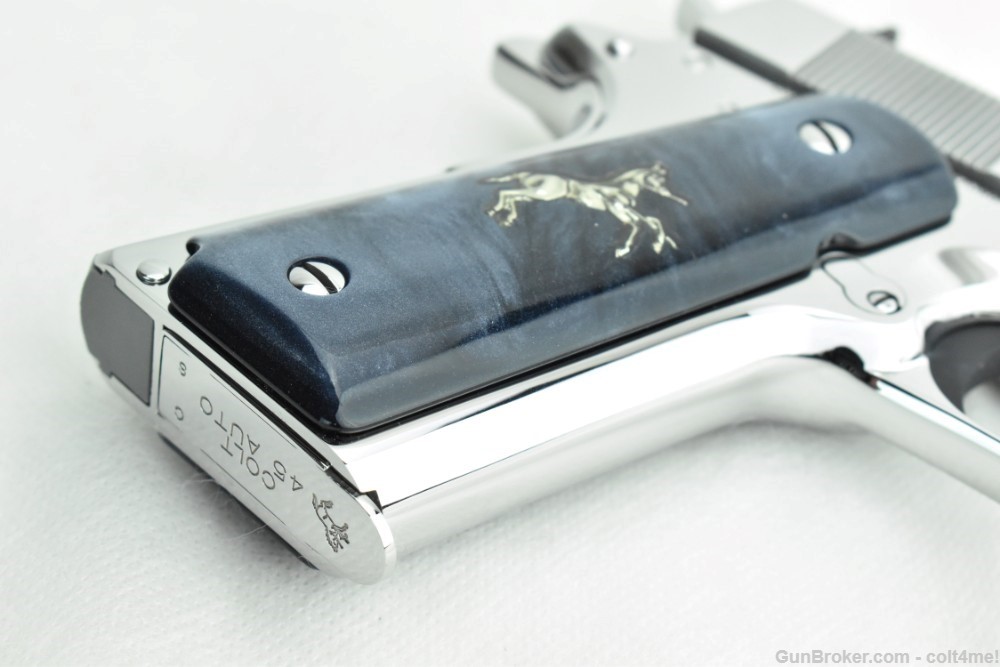 BRIGHT STAINLESS Colt 1911 Classic Government .45 ACP O1911C-SS - Semi ...
