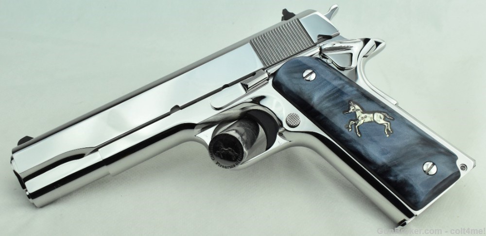 BRIGHT STAINLESS Colt 1911 Classic Government .45 ACP O1911C-SS - Semi ...