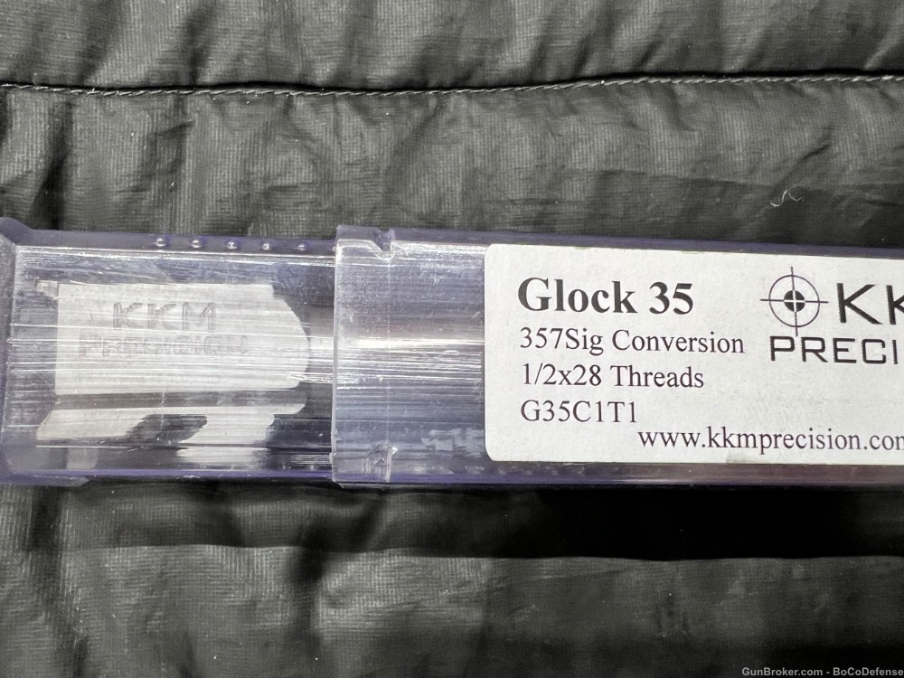Glock 35 .357 sig KKM stainless threaded 1/2x28 barrel conversion ...