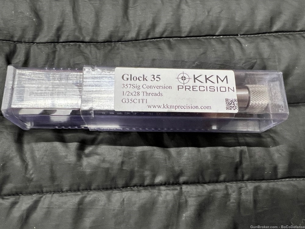 Glock 35 .357 sig KKM stainless threaded 1/2x28 barrel conversion ...