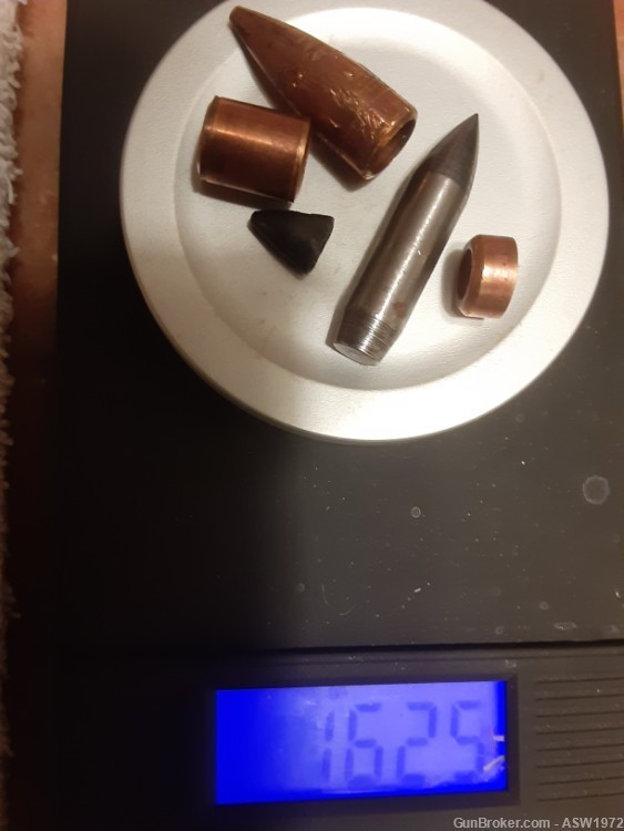 M2 AP 163 grain 30 Cal .308 USGI Armor Piercing Bullets 50 Pieces Ship ...